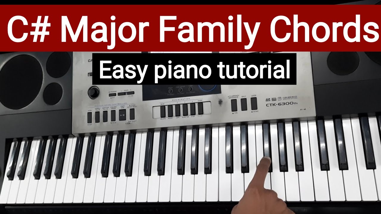 C# Major Family Chords| Major Family Chords| By Sahil Chords - Chordify