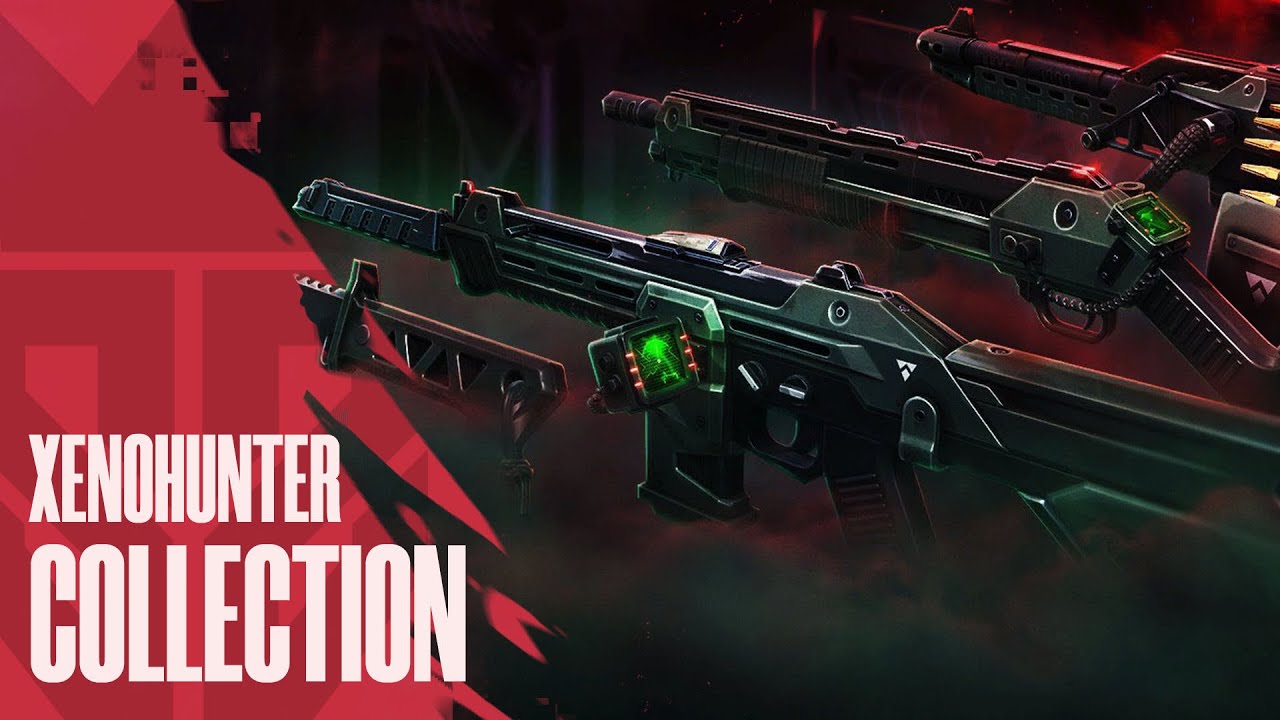 All Xenohunter Skins Showcase - VALORANT Xenohunter Collection - YouTube
