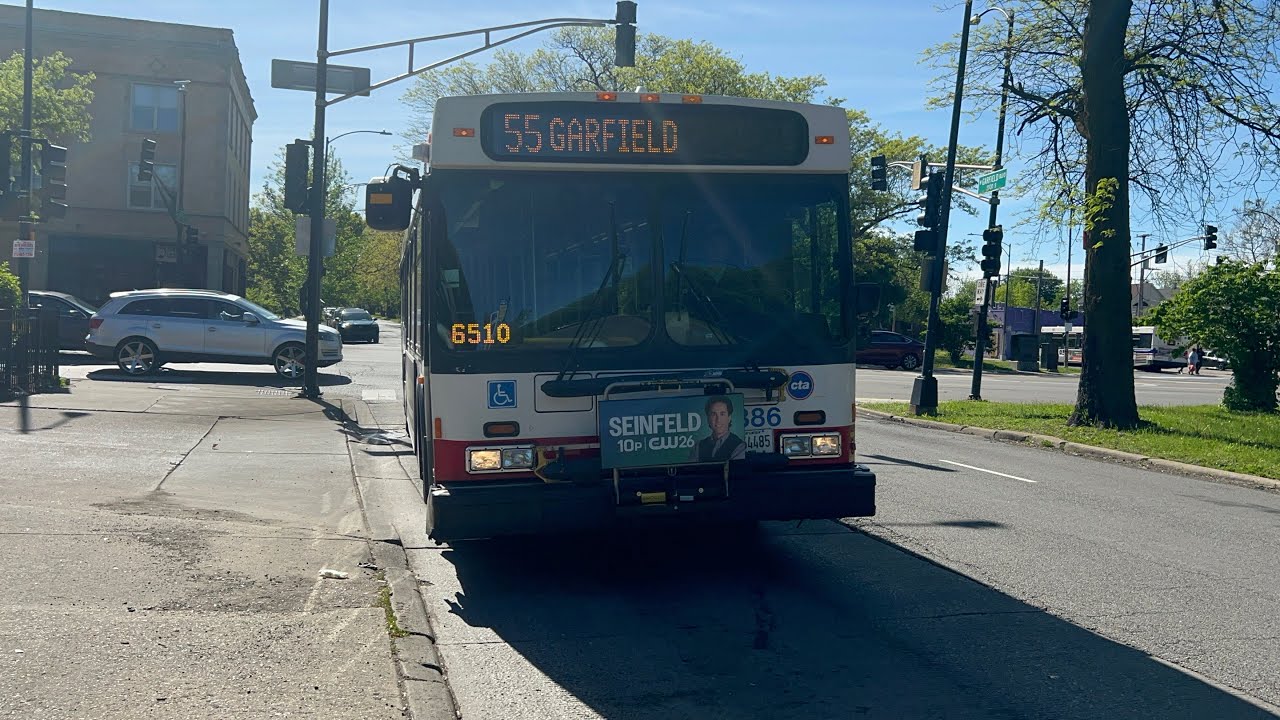 CTA Bus Ride On Route 55 Garfield From Ashland To MSI CTA New Flyer ...