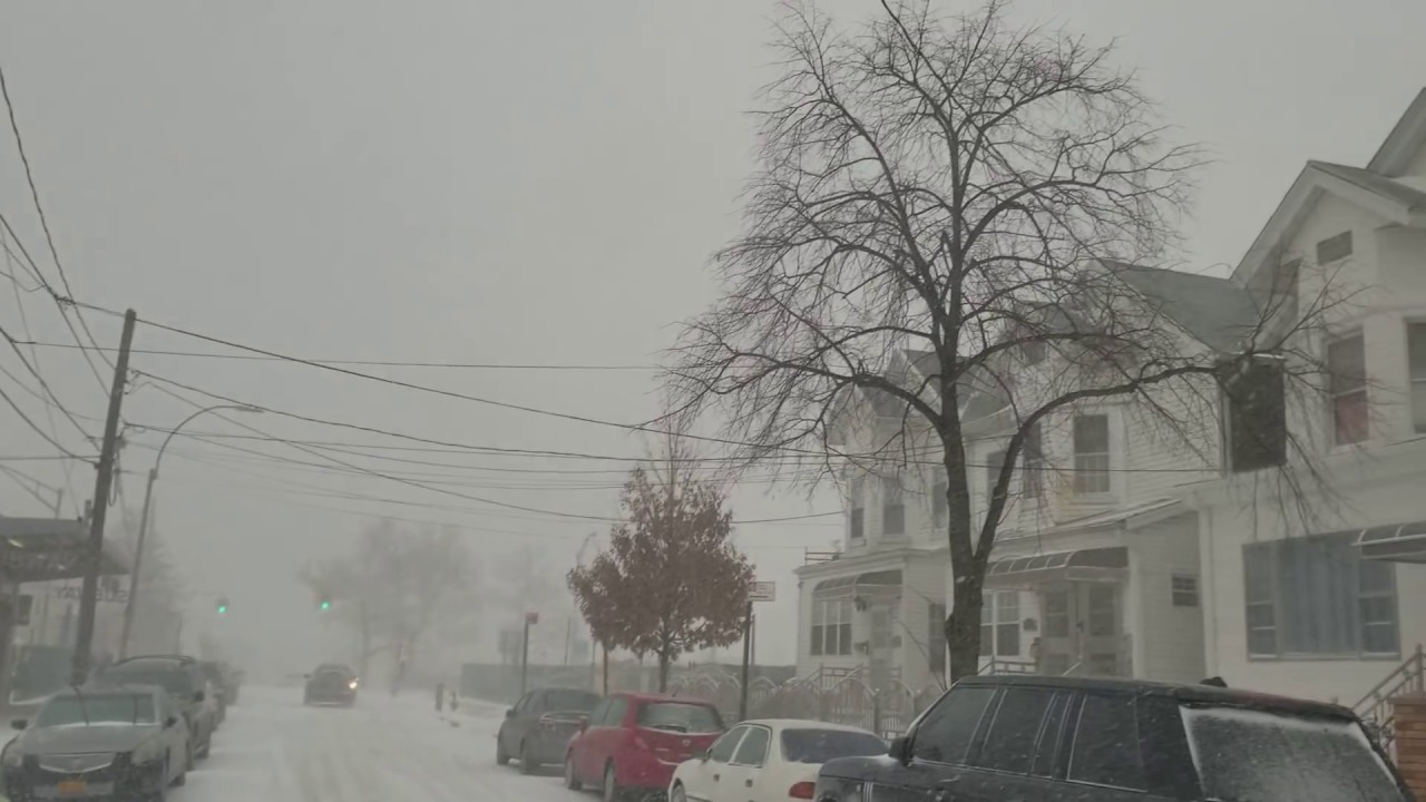 Bomb cyclone winter storm Brooklyn NY - YouTube