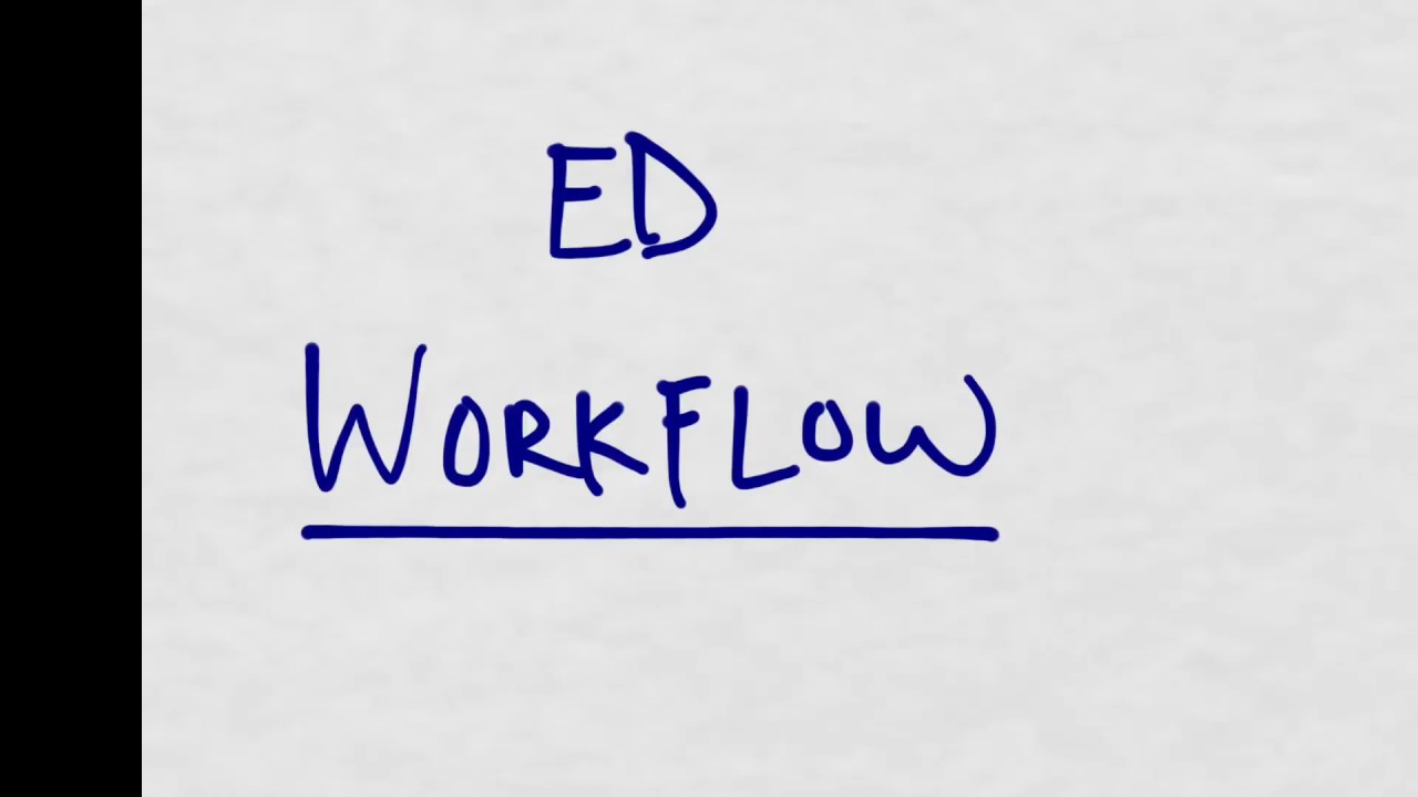 EM Ed- ED Work Flow: An Efficient Approach to Working Up Patients - YouTube