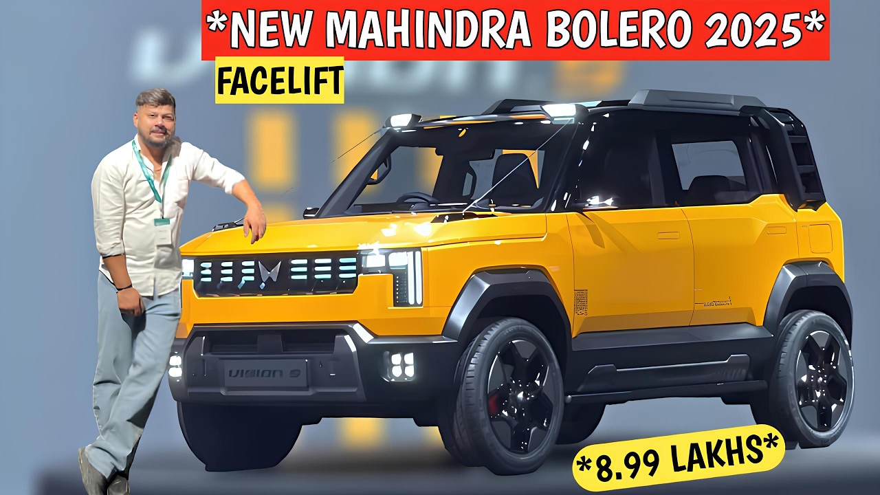 Finally ! New Mahindra Bolero Facelift 2025 Revealed | Vision S | Mini ...