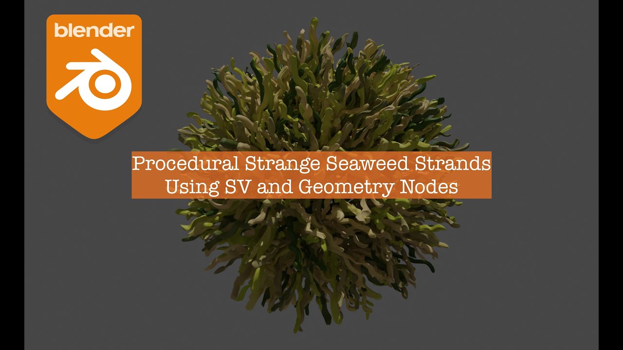 LIVENODING Seaweed Ball Using SV and Geometry Nodes - YouTube