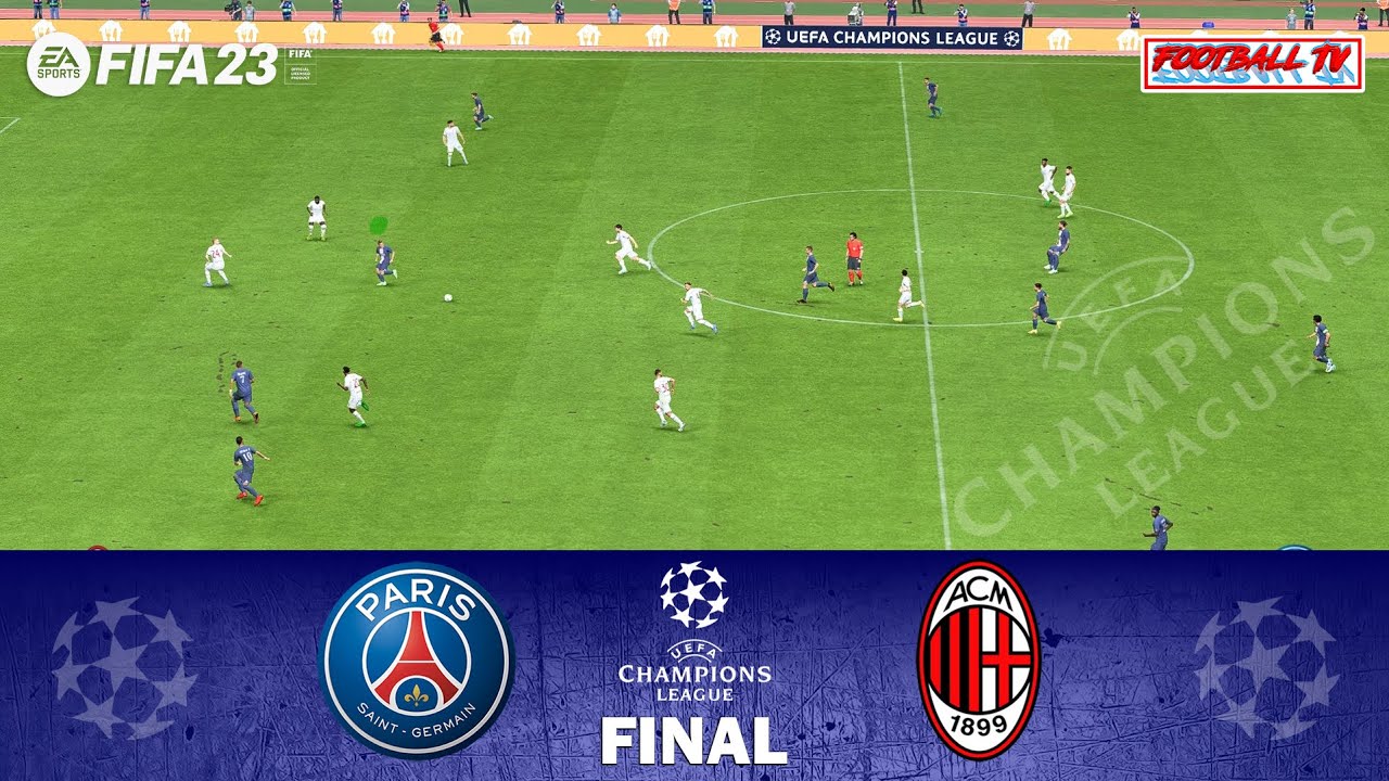 FIFA 23 - PSG vs MILAN - UEFA Champions League Final - Full Match All Goals - PC Gameplay - Next ...