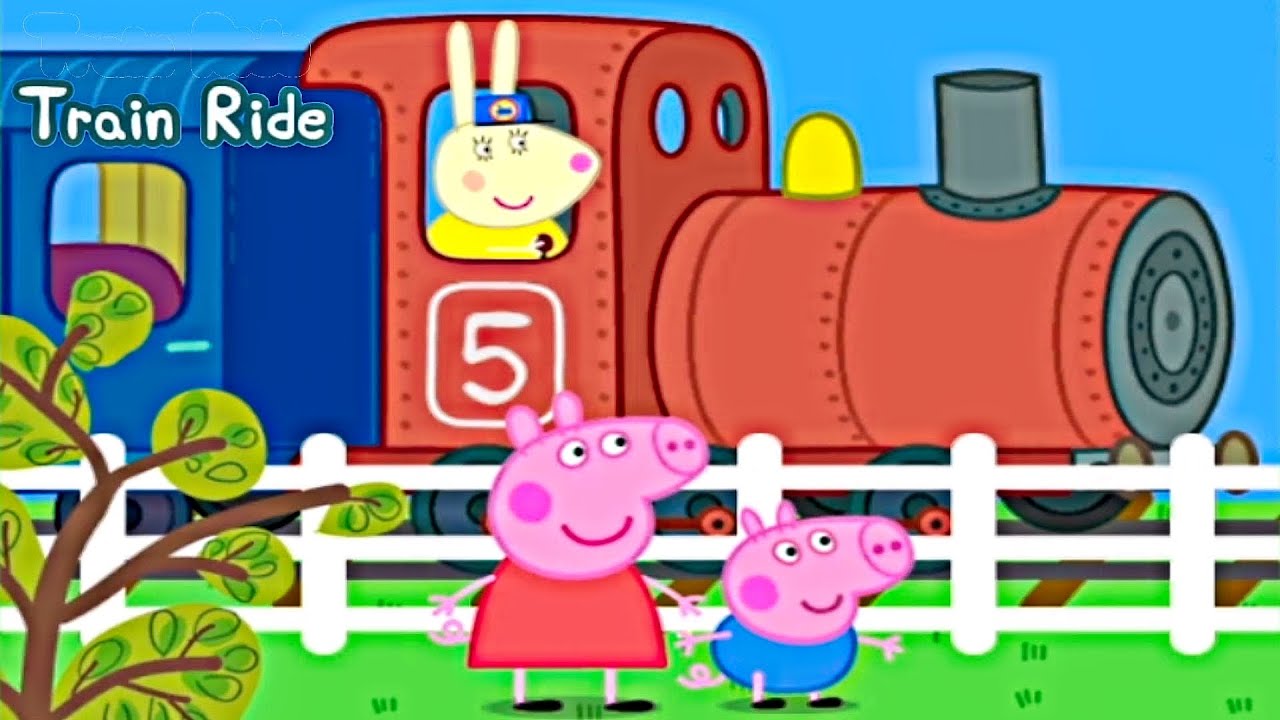 PEPPA PIG; THEME PARK Gameplay - TRAIN RIDE - YouTube