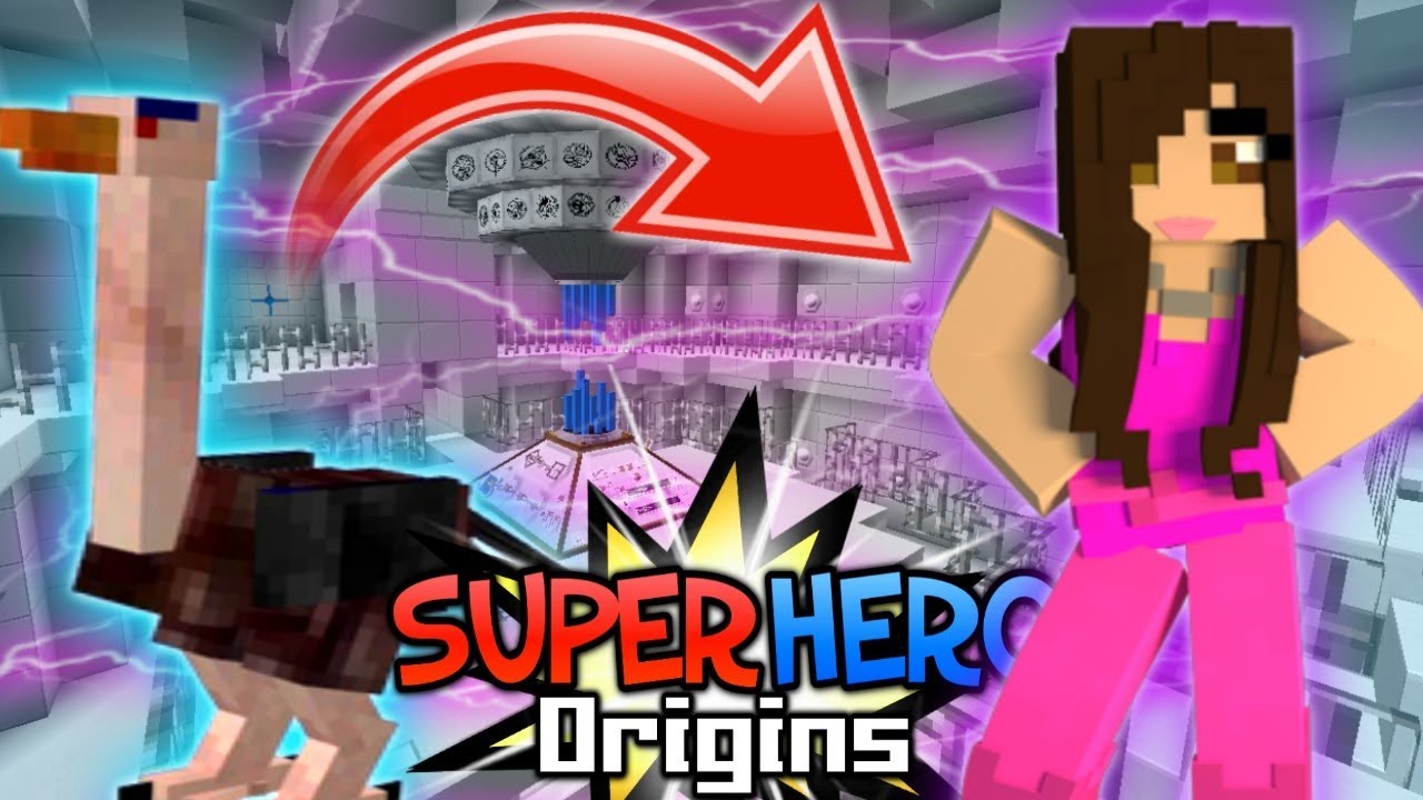 OSTRICH GIRL TRANSFORMATION! Minecraft Super Hero Origins #22 (Modded ...