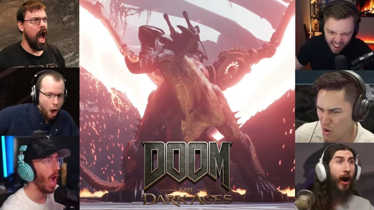 Streamers REACT To The Dragon Mission In DOOM: The Dark Ages - YouTube