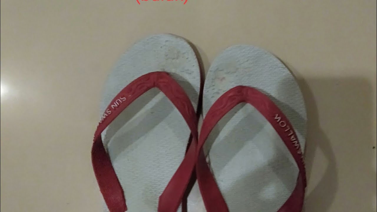 tutorial atau cara memakai sendal jepit yg baik dan benar - YouTube
