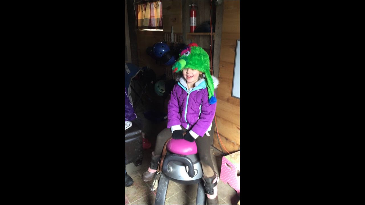 Lily rides the igallop - YouTube