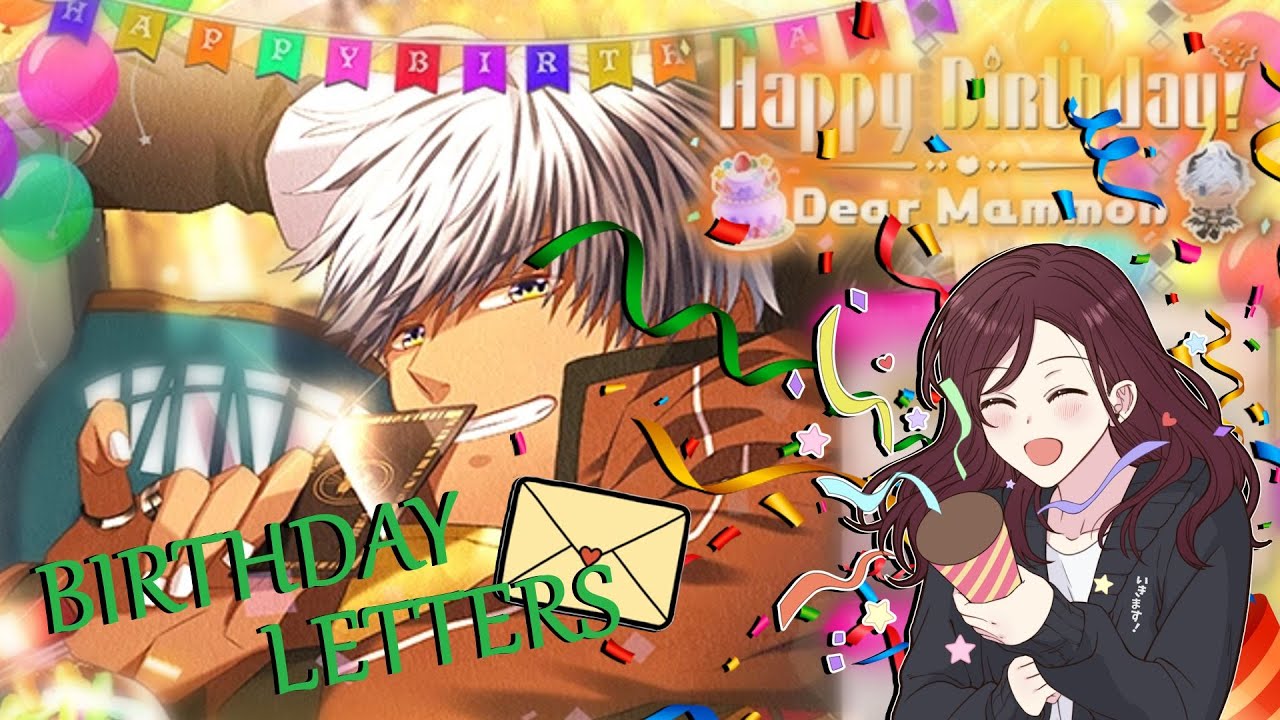 Birthday Letters Obey Me Happy Birthday Dear Mammon 20 Ch1 Youtube