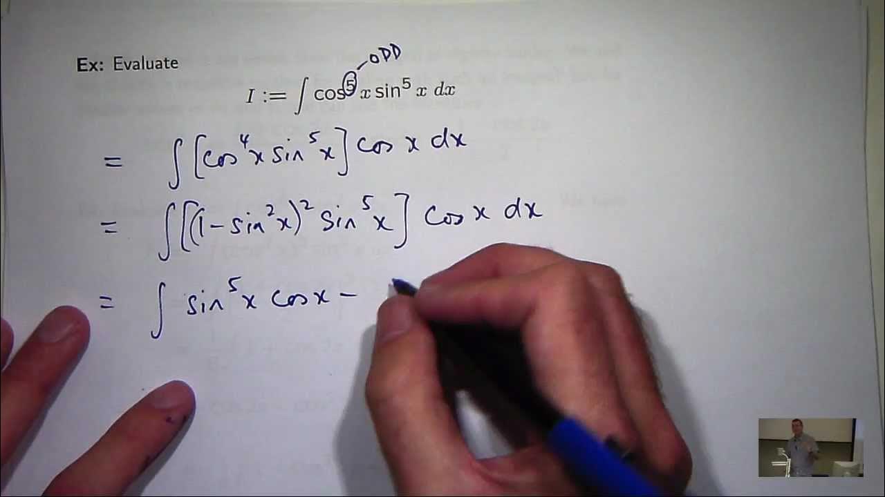 Integrals of trig functions: powers + products - YouTube