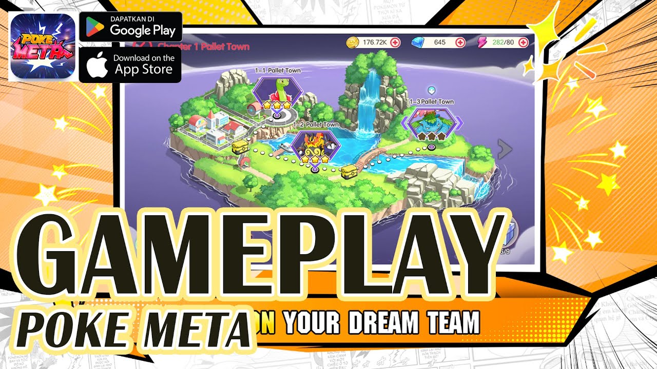 POKET META GAMEPLAY BEST GRAPHIC - POKEMON GAME 2023 - YouTube