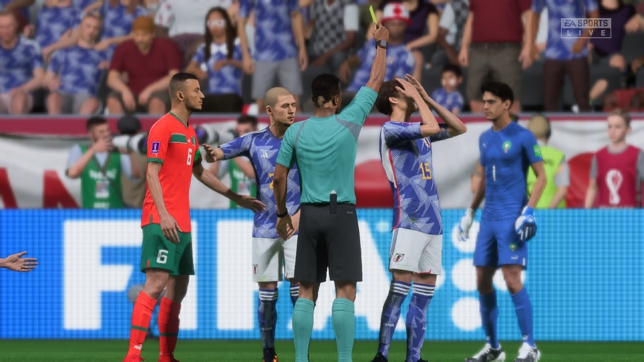 JAPAN Vs MOROCCO 5 - 0 FIFA WORLD CUP EA FIFA23 GAMEPLAY - YouTube