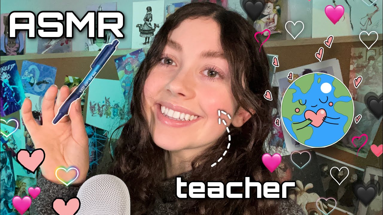 ASMR | Welcome To Geography Class! ( whispered to soft spoken, teacher ...