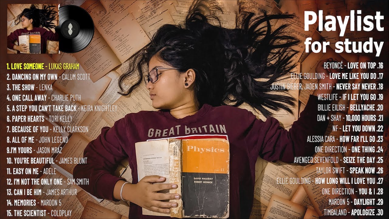 Playlist for study, working, relax & travel - TOP 30 English Songs ...