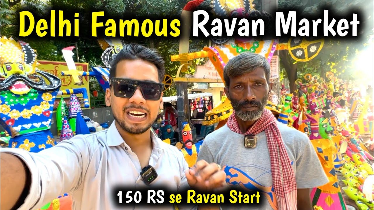 Ravan Market 2024 | Tagore Garden Ravan Market | Delhi all Ravan | Ravan Making 2024 - YouTube