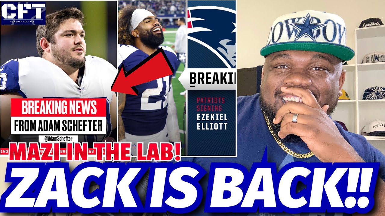Zack Martin is BACK! Cowboys Restructure his deal! Zeke signs with the ...