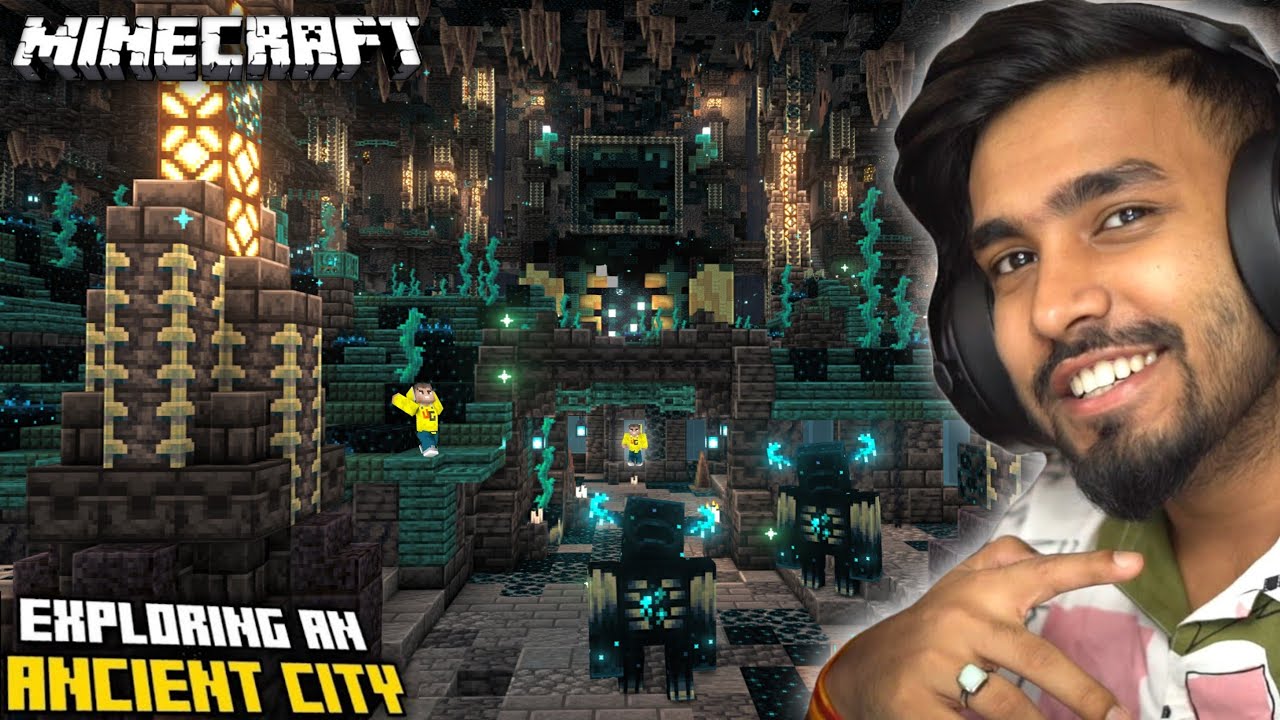 TECHNO GAMERZ EXPLORING AN ANCIENT CITY IN MINECRAFT I TECHNO GAMERZ I ...
