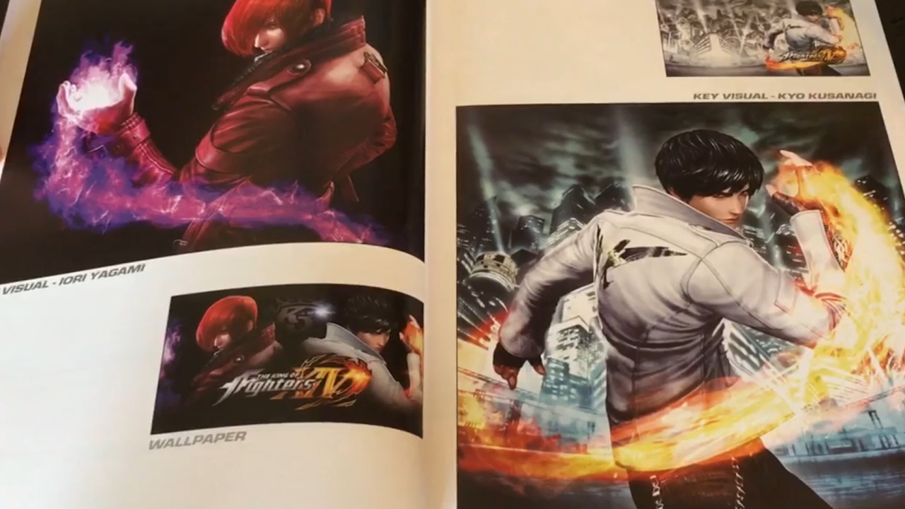 King of fighters 14 burn to fight edition art book all 144 pages 1080p ...