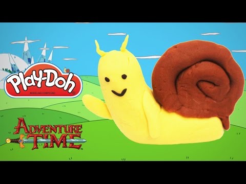 Adventure Time Waving Snail Play Doh Playdough - YouTube