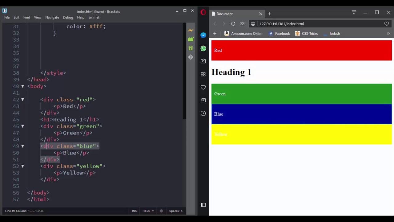 Adjacent Sibling Combinator - CSS Selectors - YouTube