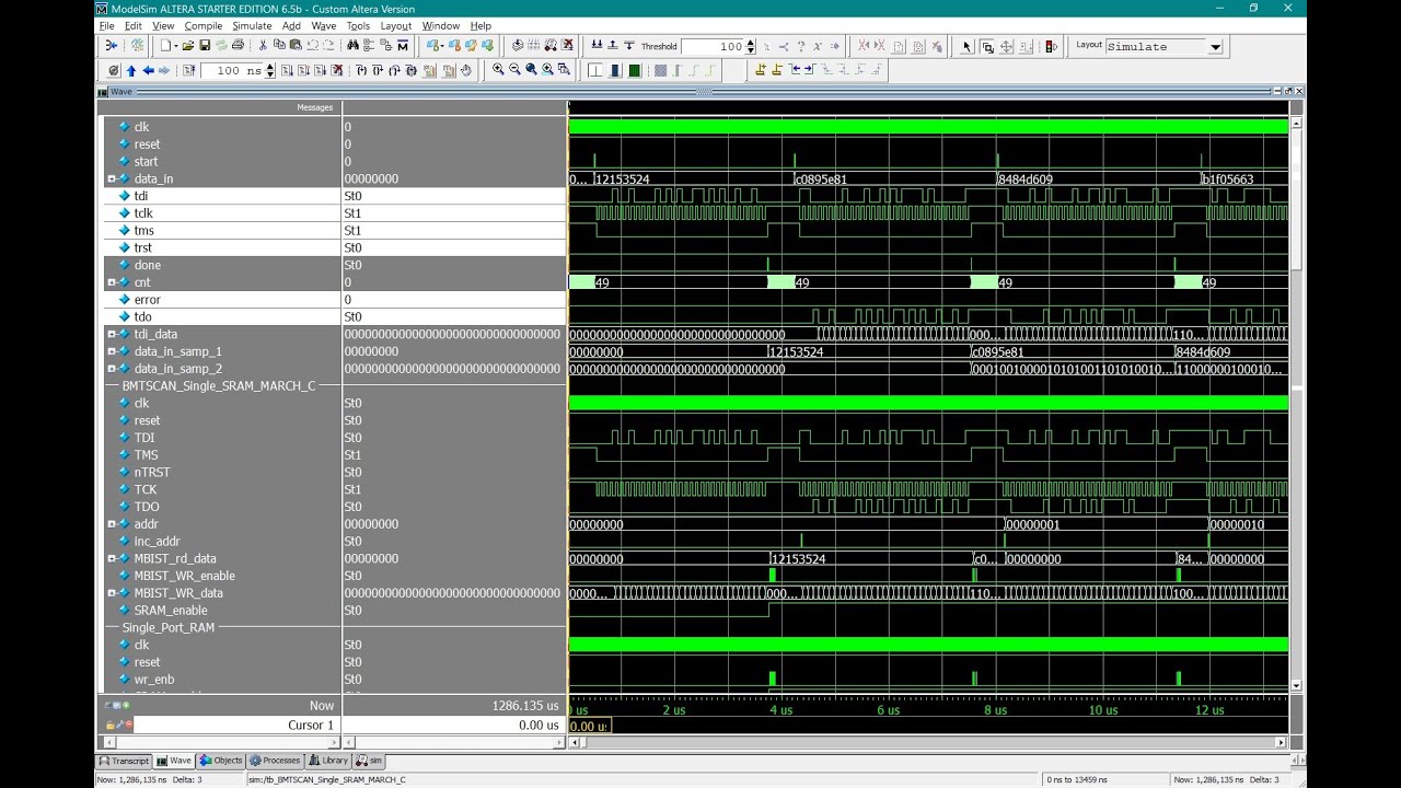 Scalable JTAG-Based 32-Bit Memory Test Architecture with MATS+ and ...