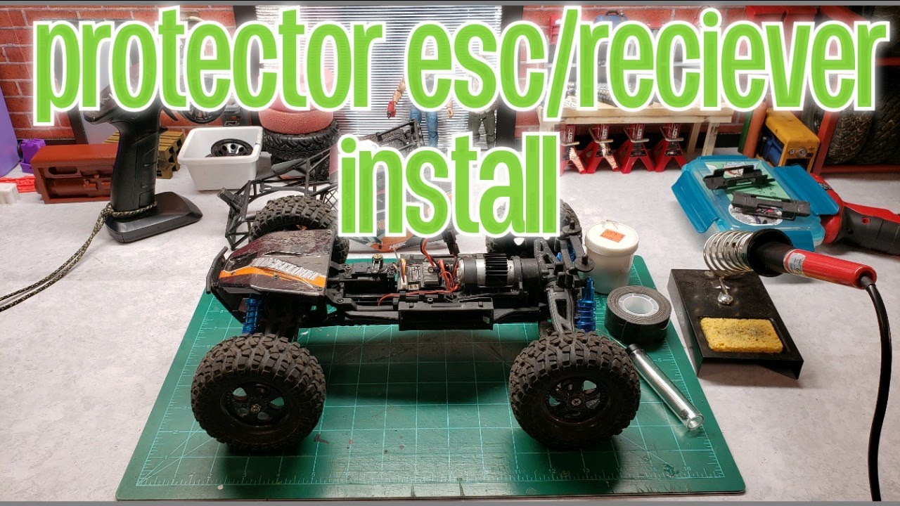 HBX protector esc/reciever installation how to - YouTube