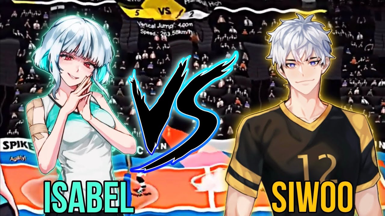Amazing Power Attack Volleyball | Isabel Vs Siwoo | The Spike ...