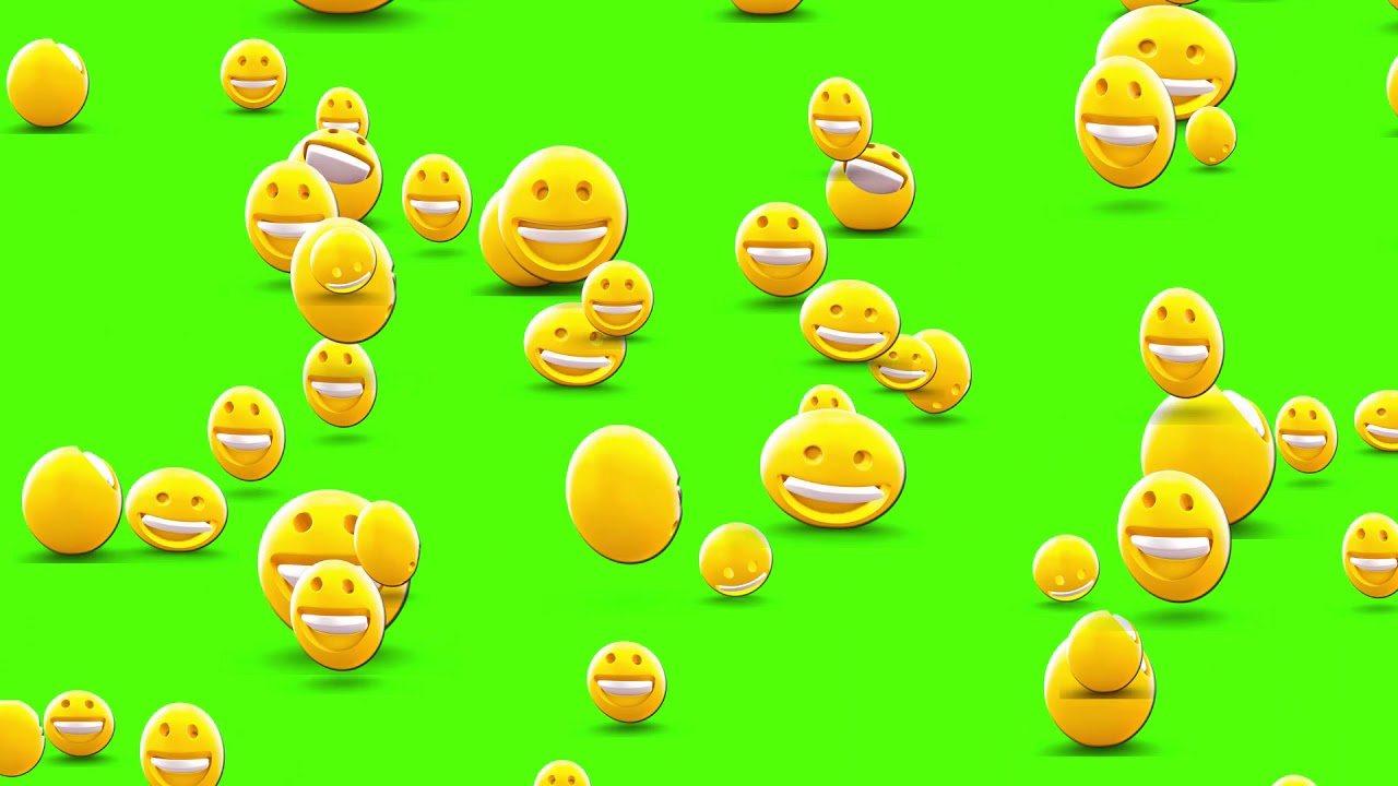Emoji Smile, Happy - GREEN SCREEN [FREE USE] - YouTube
