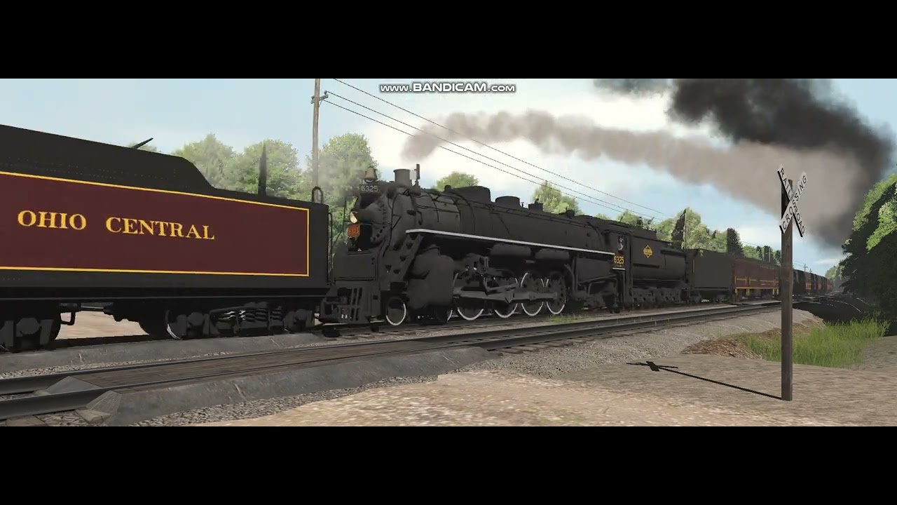 Ohio Central Steam Doublehead Excursion Train - YouTube