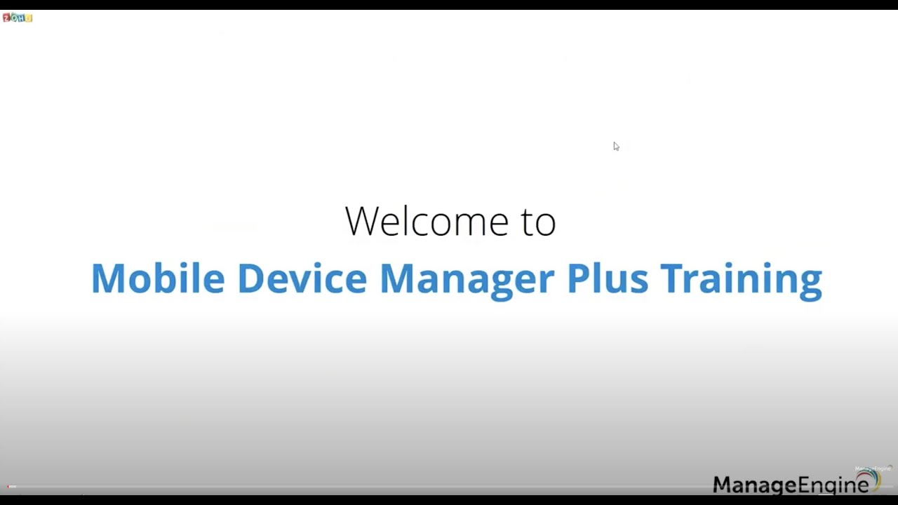 ManageEngine MDM Free Training- Modern management of Windows 10 and Mac ...