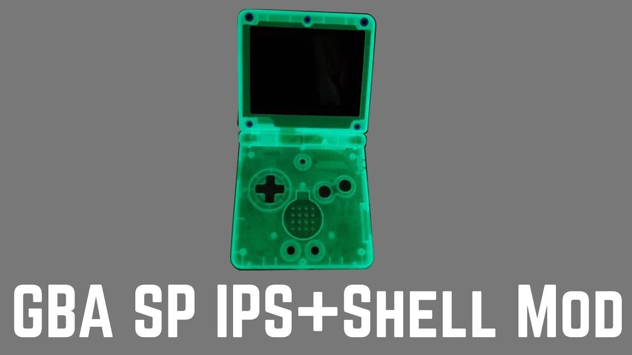 GBA SP Shell + IPS Upgrade - YouTube