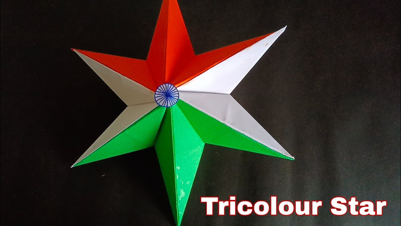 Independence Day Star / Independence day craft ideas / How to make ...