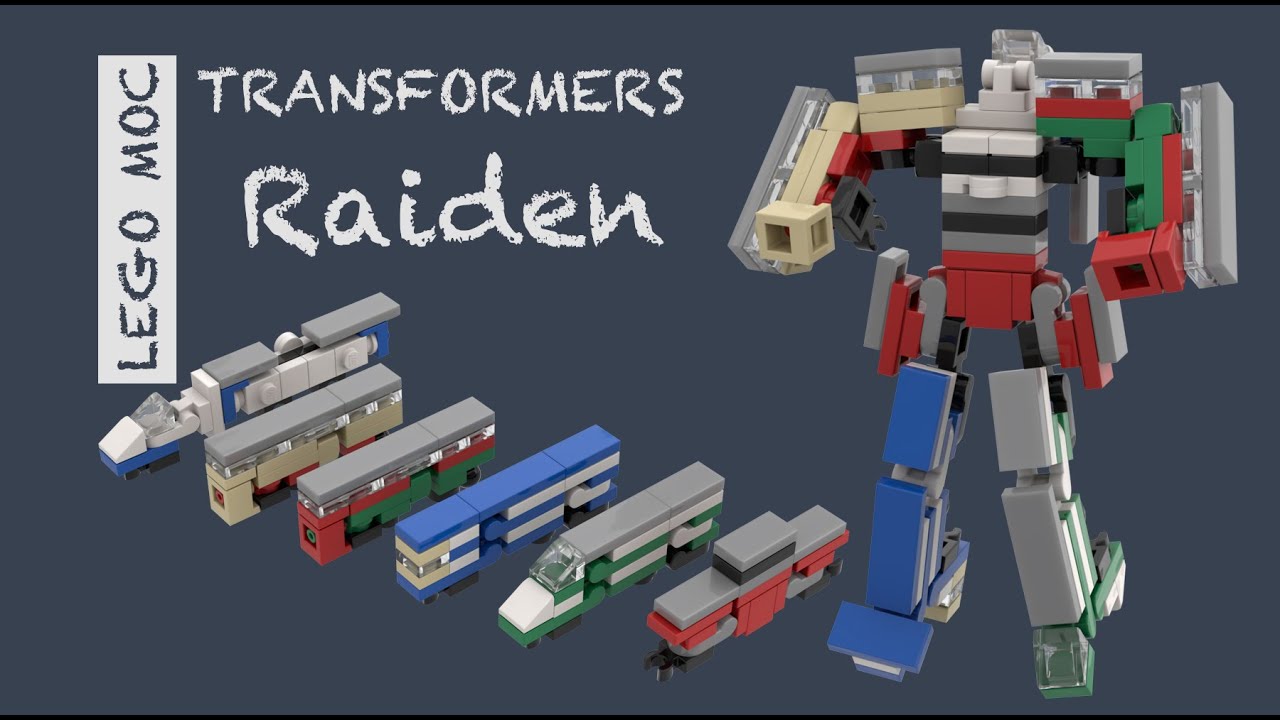 Lego Transformers G1 Headmasters Raiden Trainbots Combine Instruction ...