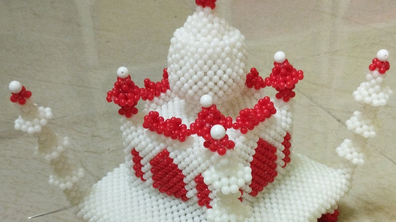 Wool Devi Handmade Works is live Making of beaded Taj Mahal - YouTube