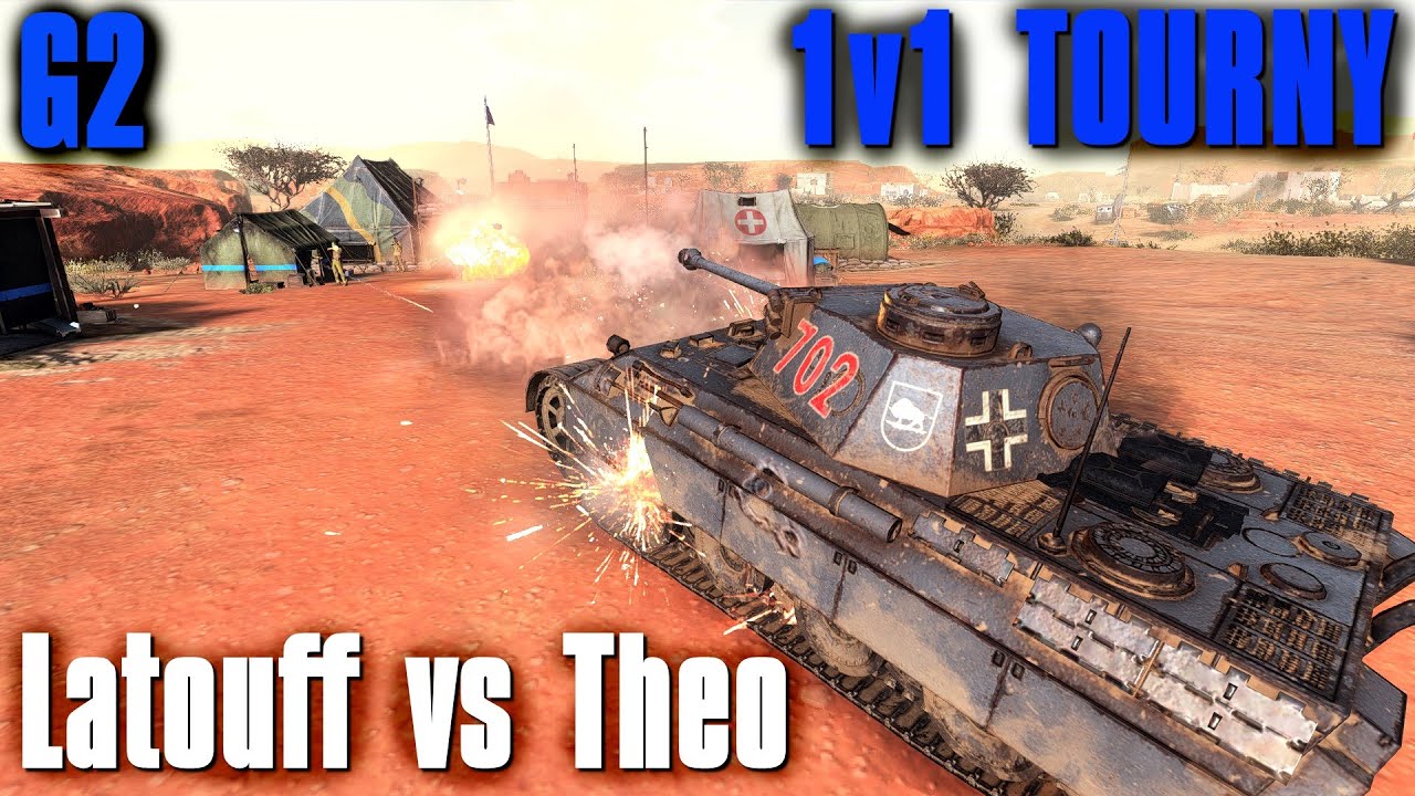 Latouff(US) vs Theodosios(WEHR) Quarter Finals G2 - Hans' CoH3 1v1 ...