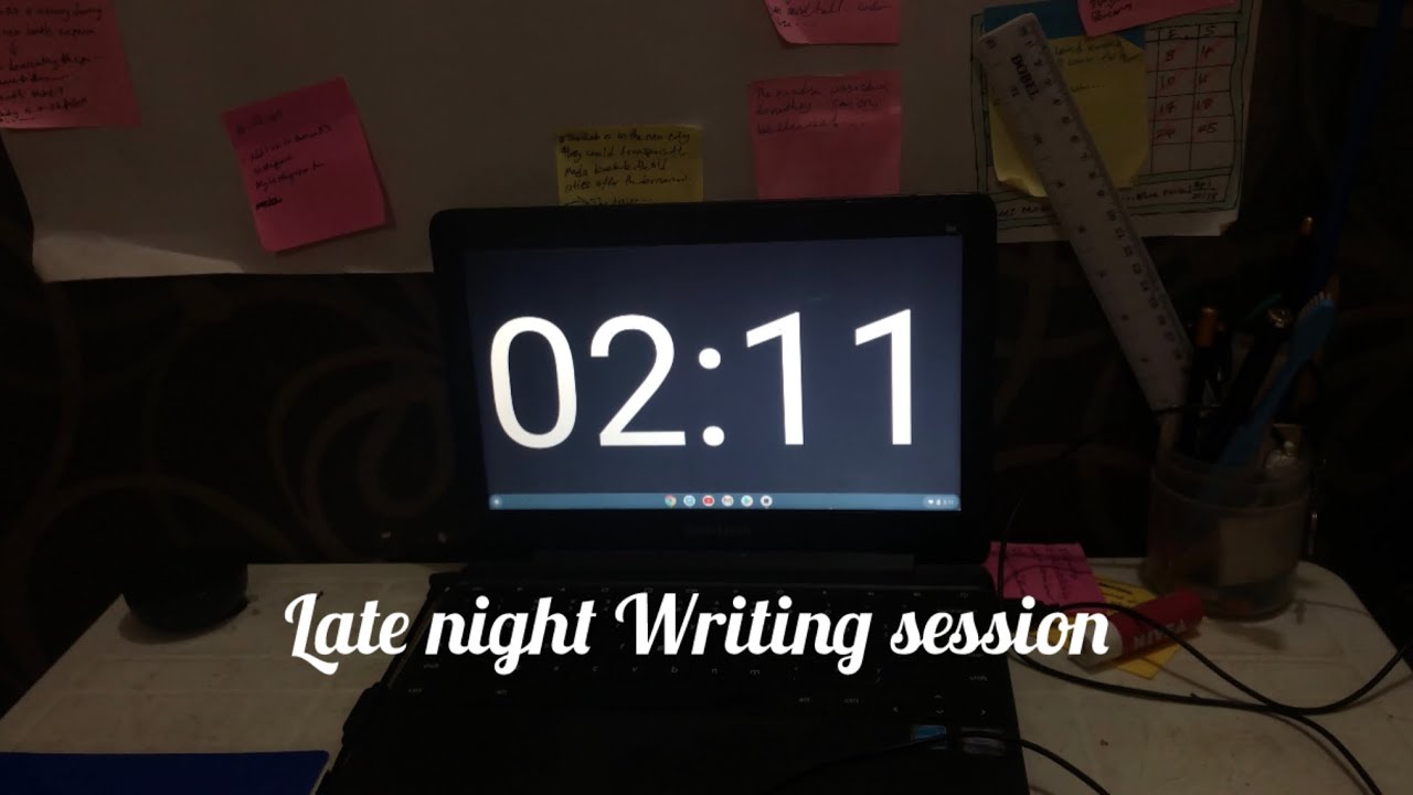 Late night Writing session | Quiet Vlog - YouTube