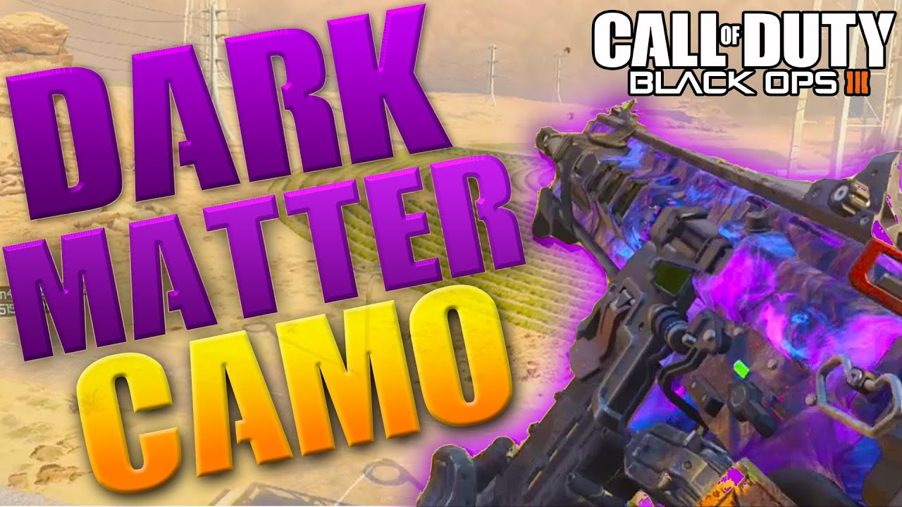 "DARK MATTER CAMO" ON EVERY GUN IN BLACK OPS 3 - RAREST BO3 CAMO ...