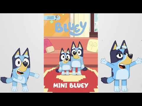 A Bluey Storybook! Mini Bluey book! read aloud English and bedtime ...