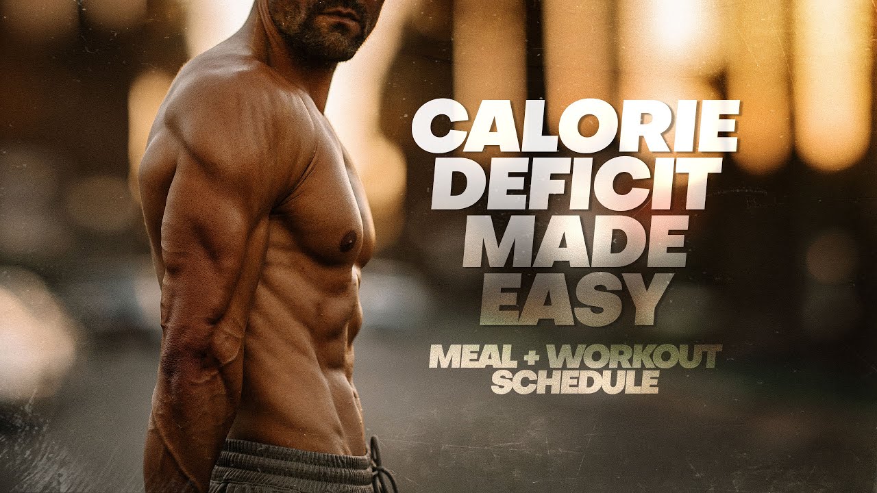 how to make a CALORIE DEFICIT to GET SHREDDED EASY | my full MEAL ...