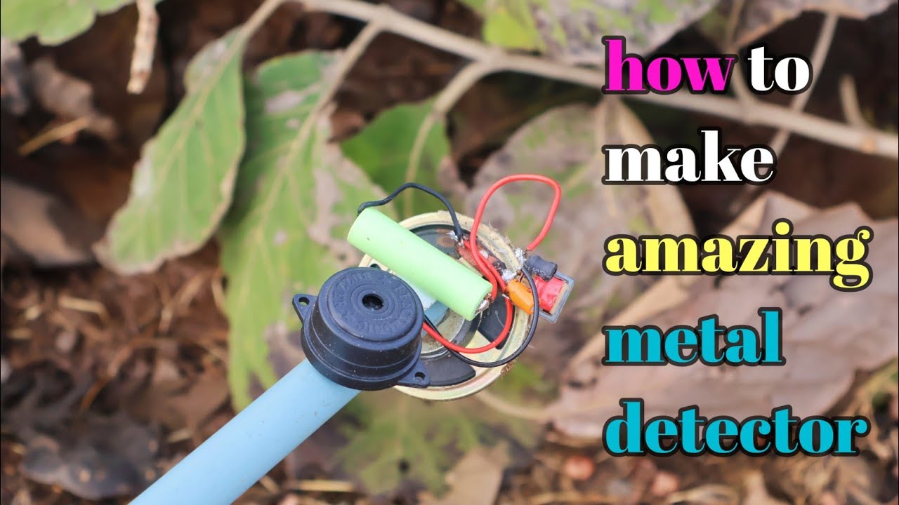 how to make homemade metal detector from which using underground metal ...