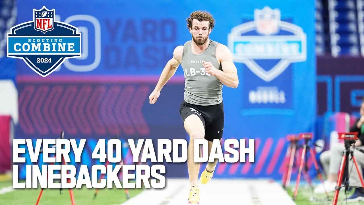 Every Linebacker's 40 Yard Dash! - YouTube