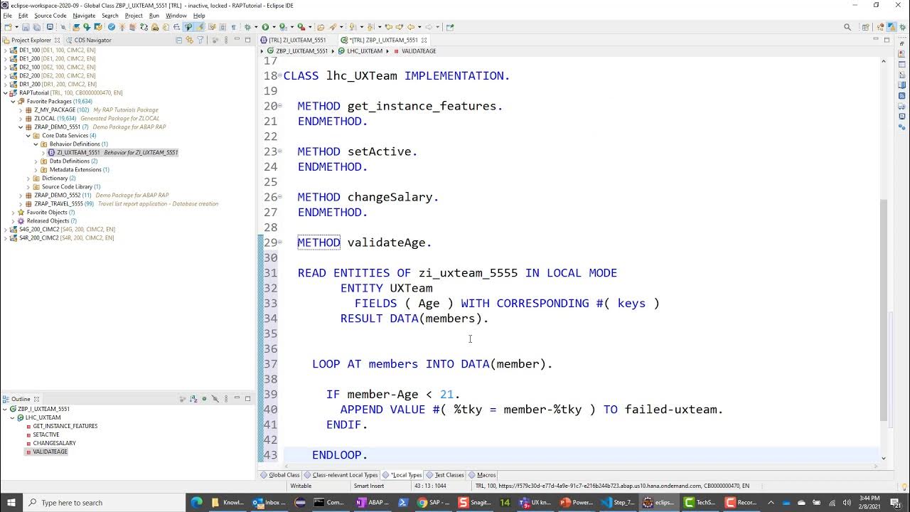Part 5: ABAP RESTful Application Programming Model - Business Object Behavior Implementation ...