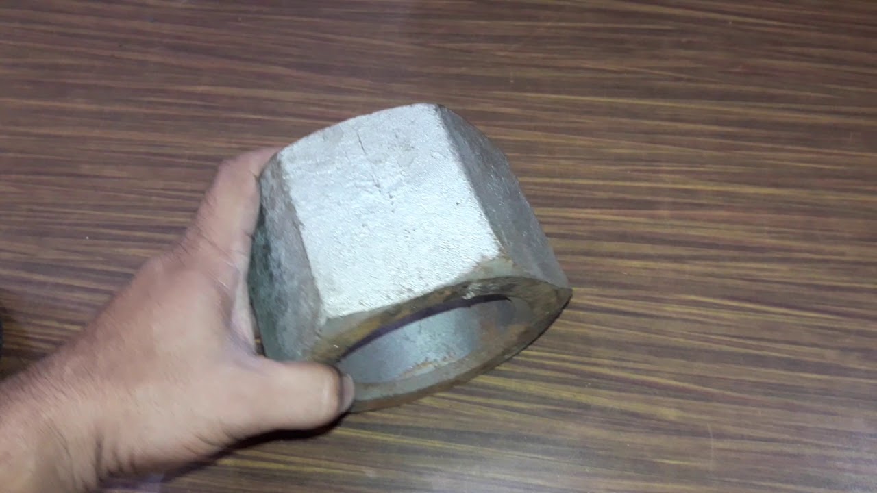 MEDIUM SIZE HEAVY NUT FORGING SAMPLE - YouTube