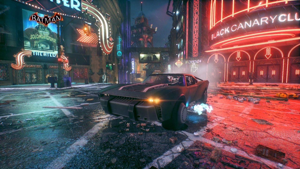 The Batman 2022's BATMOBILE [PC Mod] Gameplay in Arkham Knight - YouTube
