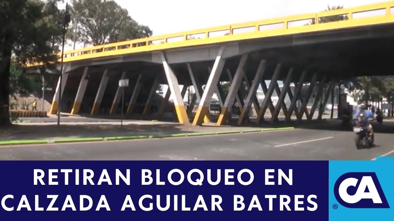 Agentes antimotines retiraron el bloqueo sobre la Calzada Raúl Aguilar ...