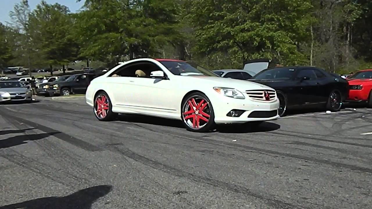 Wrapped Mercedes Benz on Forgiato Wheels at Mlk Park - YouTube