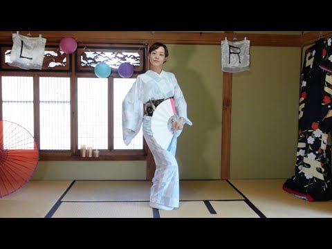 【KYO-no-SHIKI (spring/summer)】Dance Practice By Traditional Japanese Dancer ”Mirrored\