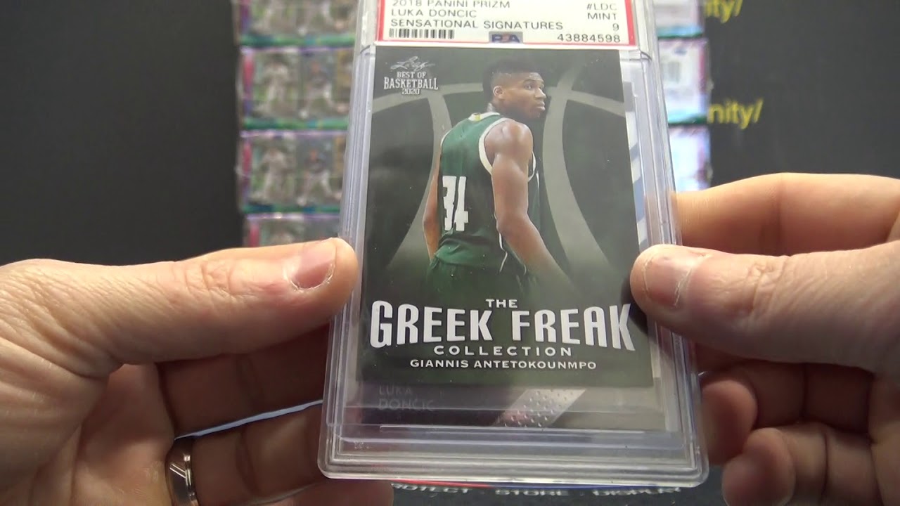 Jacob's 2020 Leaf Best of Basketball Box Break - YouTube
