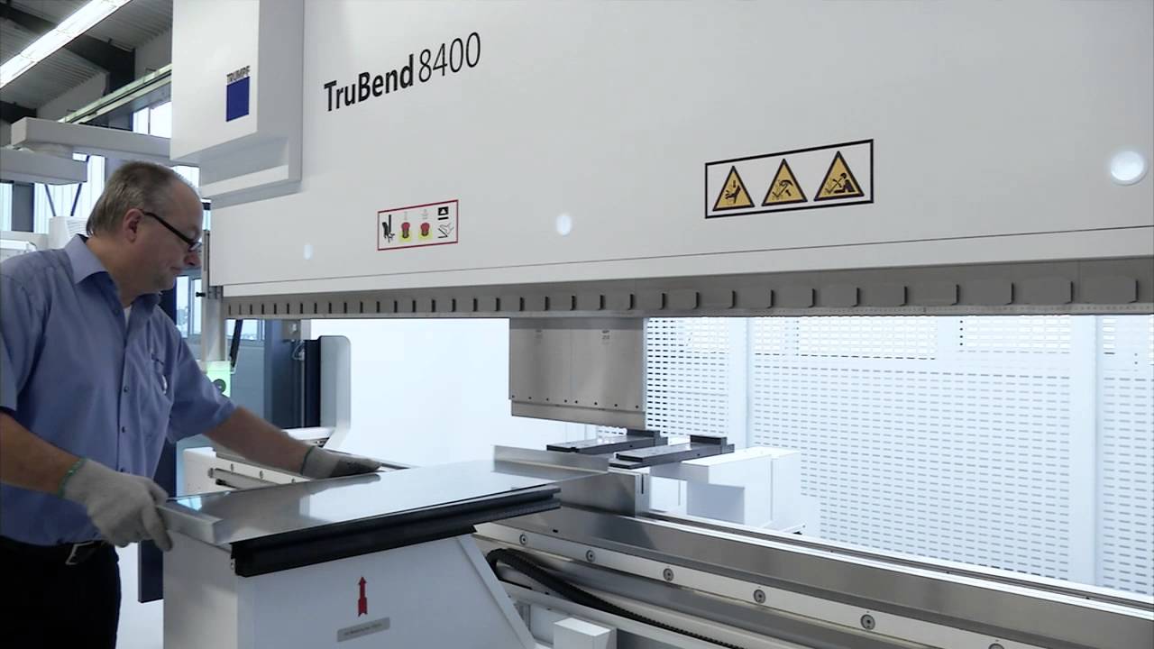 TruBend Series 8000 - Flexible large-format press brake - YouTube